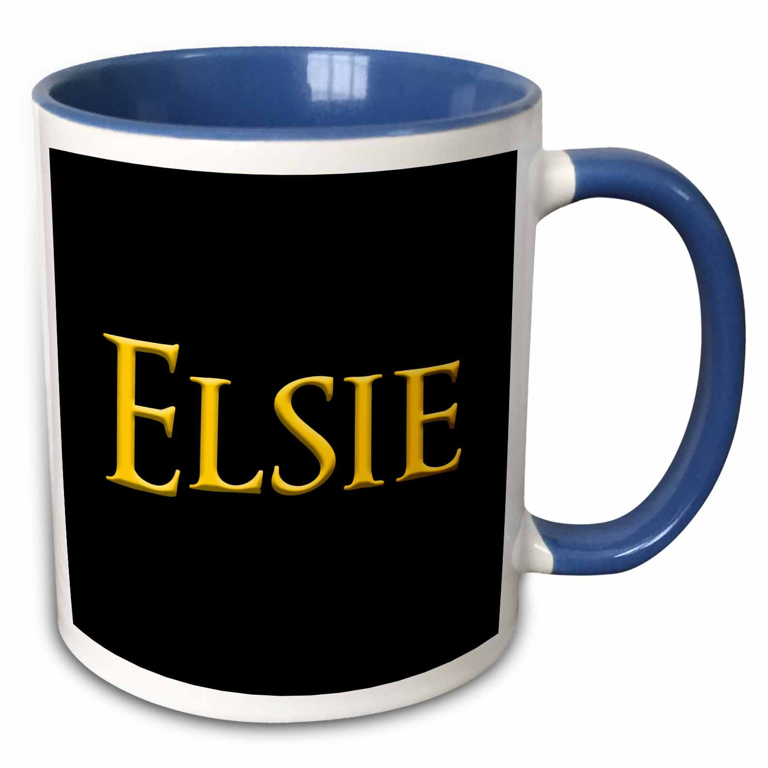 3drose, Elsie Accepted Well Known Female Name in the Usa. Yellow, Black ...
