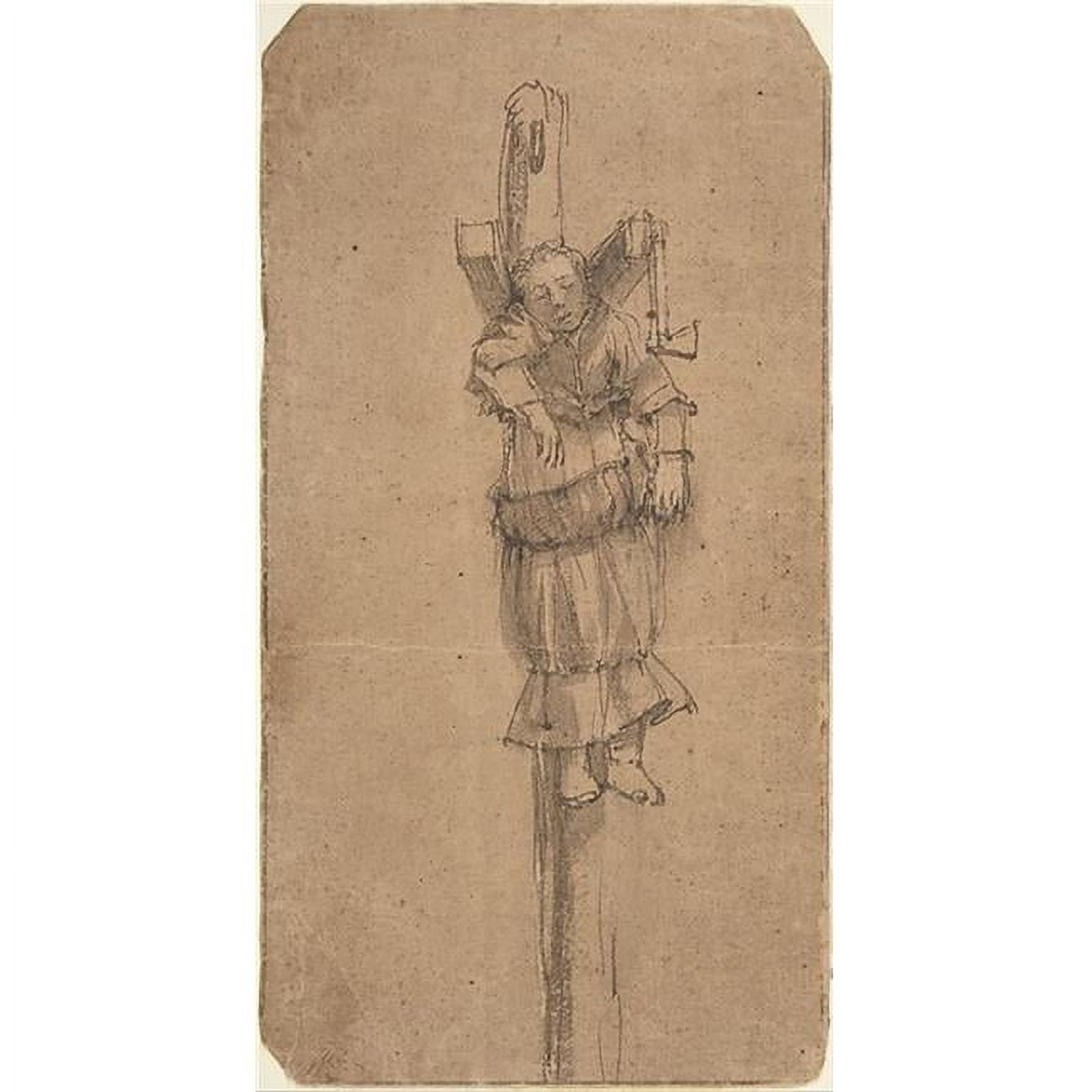Elsje Christiaens Hanging on a Gibbet Poster Print by Rembrandt ...
