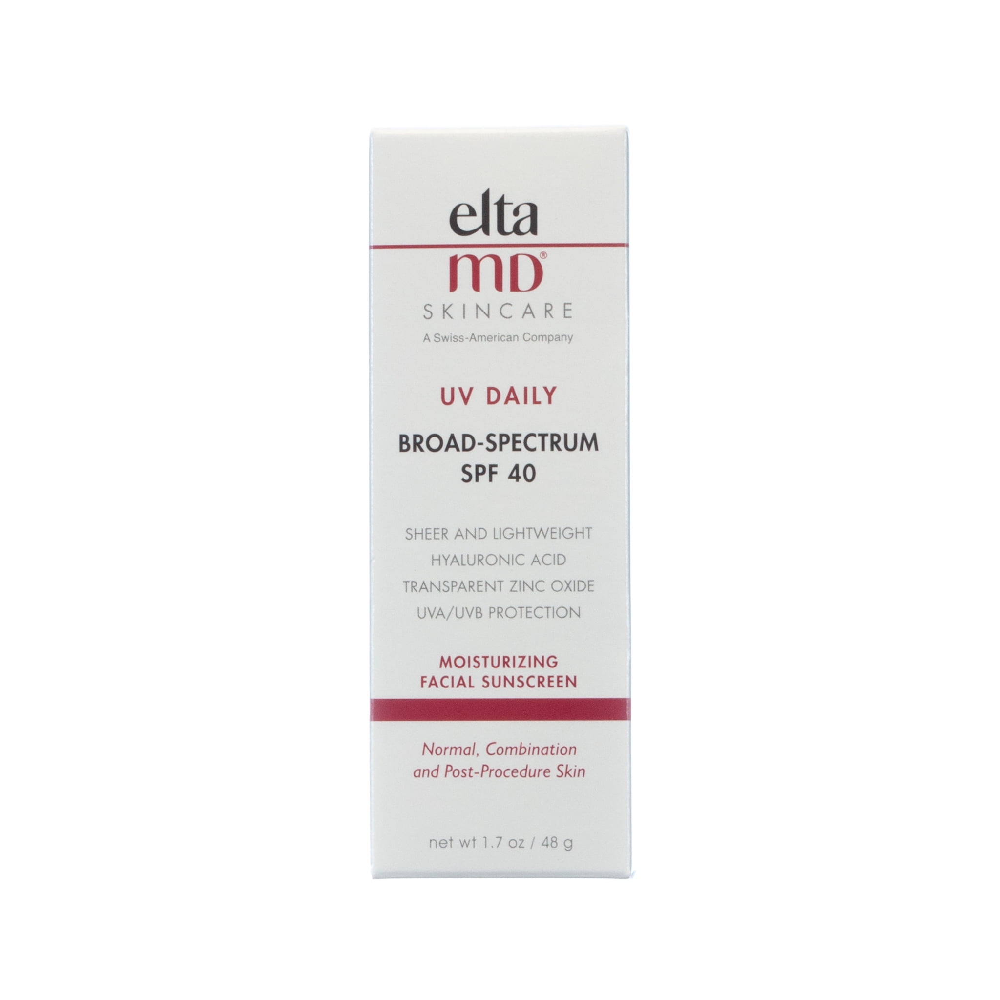Elta MD UV Daily Broad Spectrum SPF 40 1.7oz/48g - Walmart.com