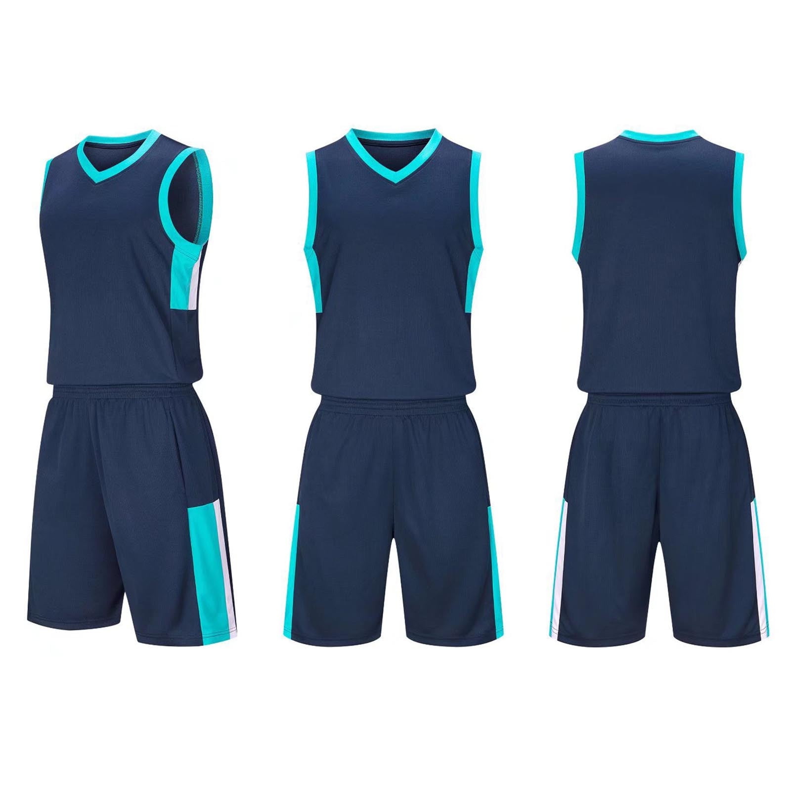 Eltusu Boys Basketball Outfit Sets, Sleeveless Sports Elastic Waist ...