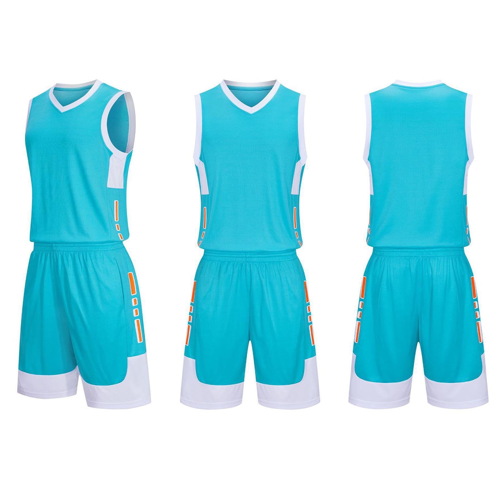 Eltusu Boys Basketball Outfit Sets, Training Elastic Waist Sleeveless ...
