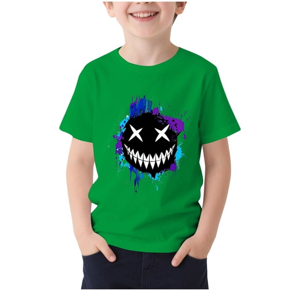 Eltusu Boys T-Shirts Short Sleeve, Crew Neck Fashion Pullover Summer ...