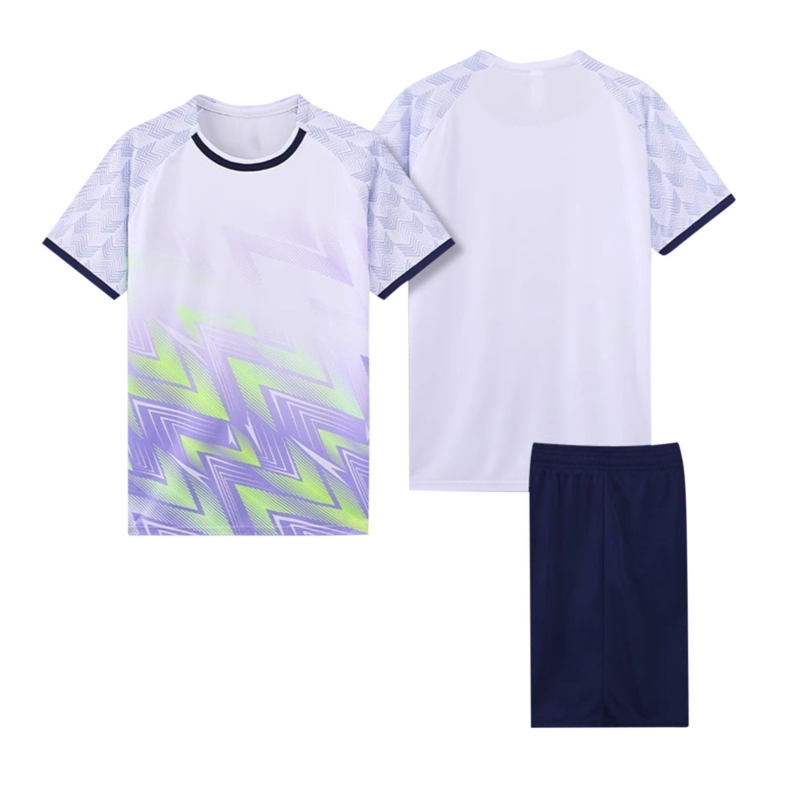 Eltusu Girls Athletic Outfit Sets, Short Sleeve Summer Crew Neck Shirts ...