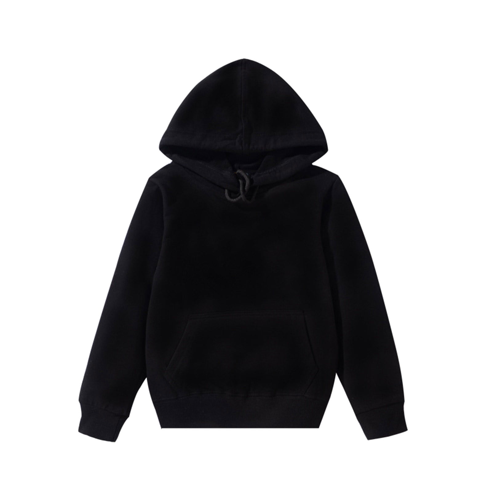 Eltusu Girls Hoodies, Long Sleeve Loose Solid Color Pullover Girls ...