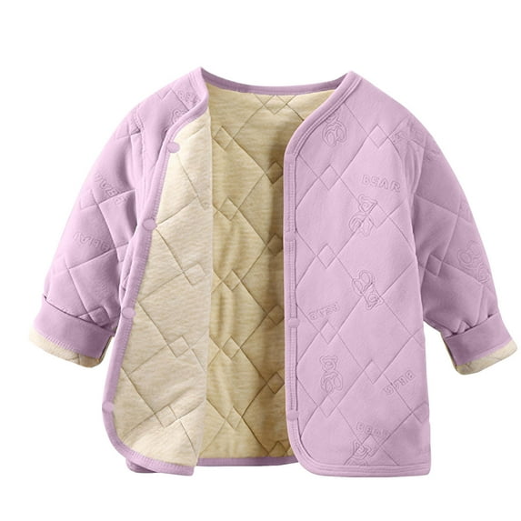 Eltusu Girls Puffer Jackets, Waterproof Zipper Soft Winter Thermal ...