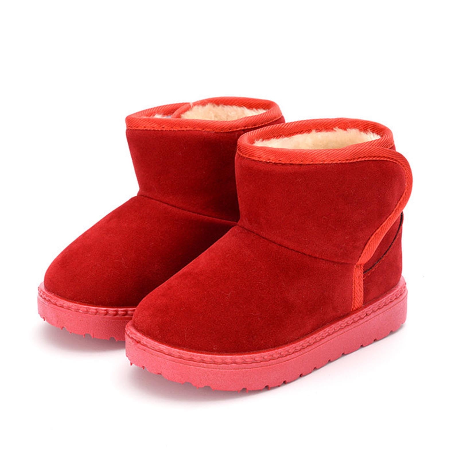 Eltusu Girls Snow Booties, Thermal Non Slip Comfy Windproof Winter ...