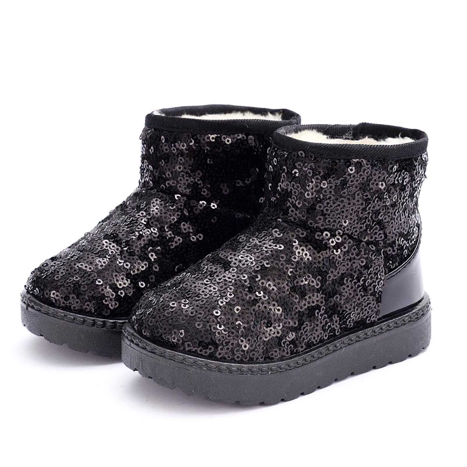 Eltusu Girls Snow Booties, Windproof Thermal Fashion Non Slip Winter ...