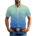 Eltusu Men's Casual Button Down Shirts, Relaxed Fit Stretch Short ...