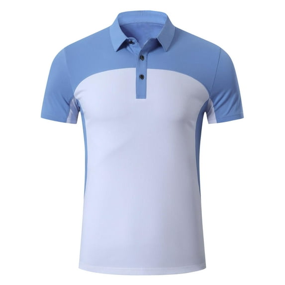 Eltusu Men's Polo Shirts with Collar, Short Sleeve Pullover Lapel ...