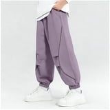 Eltusu Sweatpants for Girls, Sports Casual Loose Fit Elastic Bottom ...