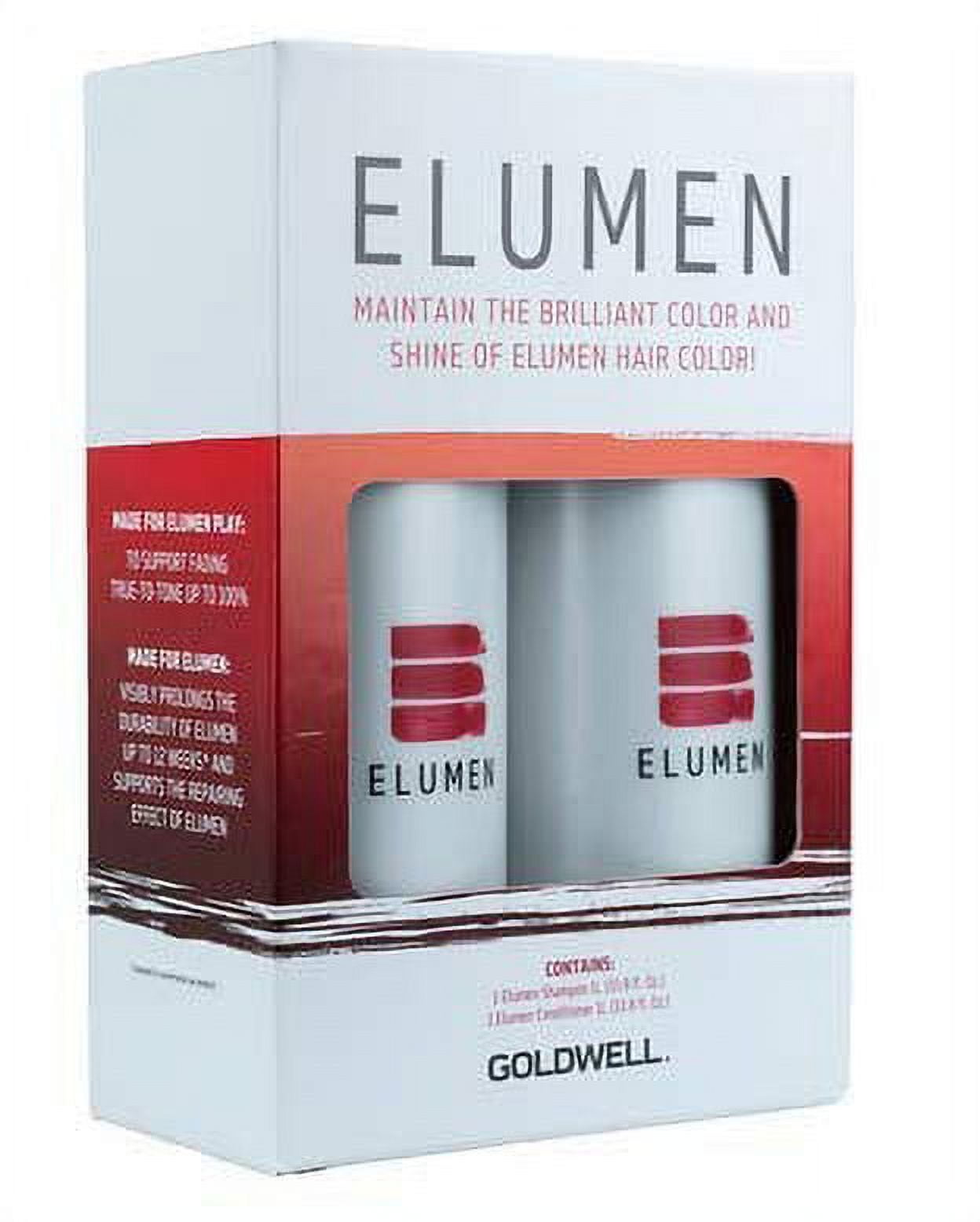 Elumen Hair Treatment & Scalp Care Shampoo and Conditioner Liter Duo ...