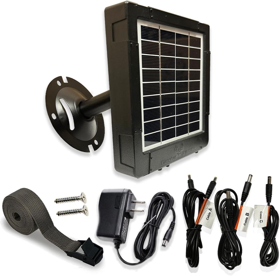 Elusive Wildlife Reaktor Universal Solar Power Pack for Security Camera ...