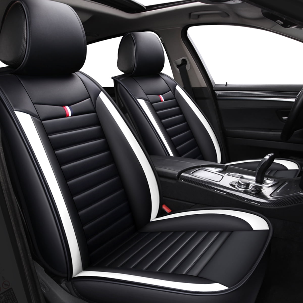 Eluto 1 Piece Front Car Seat Cover PU Leather, Breathable Car Seat ...