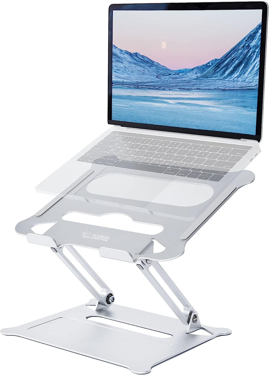 Eluxual Lifestyle Portable Aluminum Adjustable Laptop Stand, Slip ...
