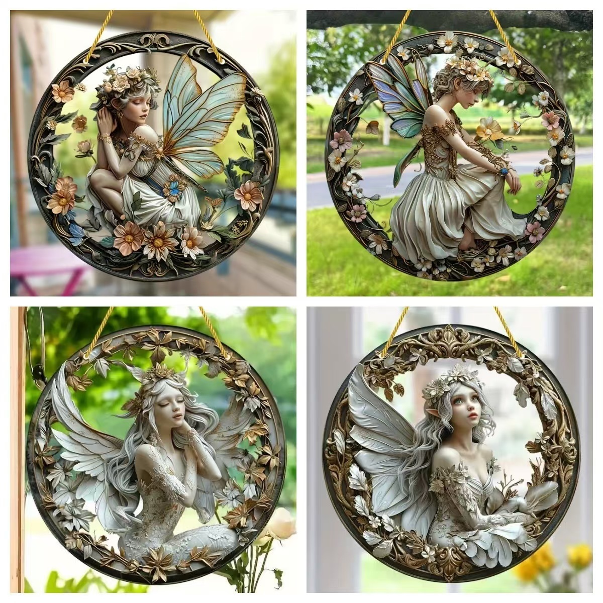 [Elves and witches] windows, terraces, outdoor hanging decorations. 8 ...