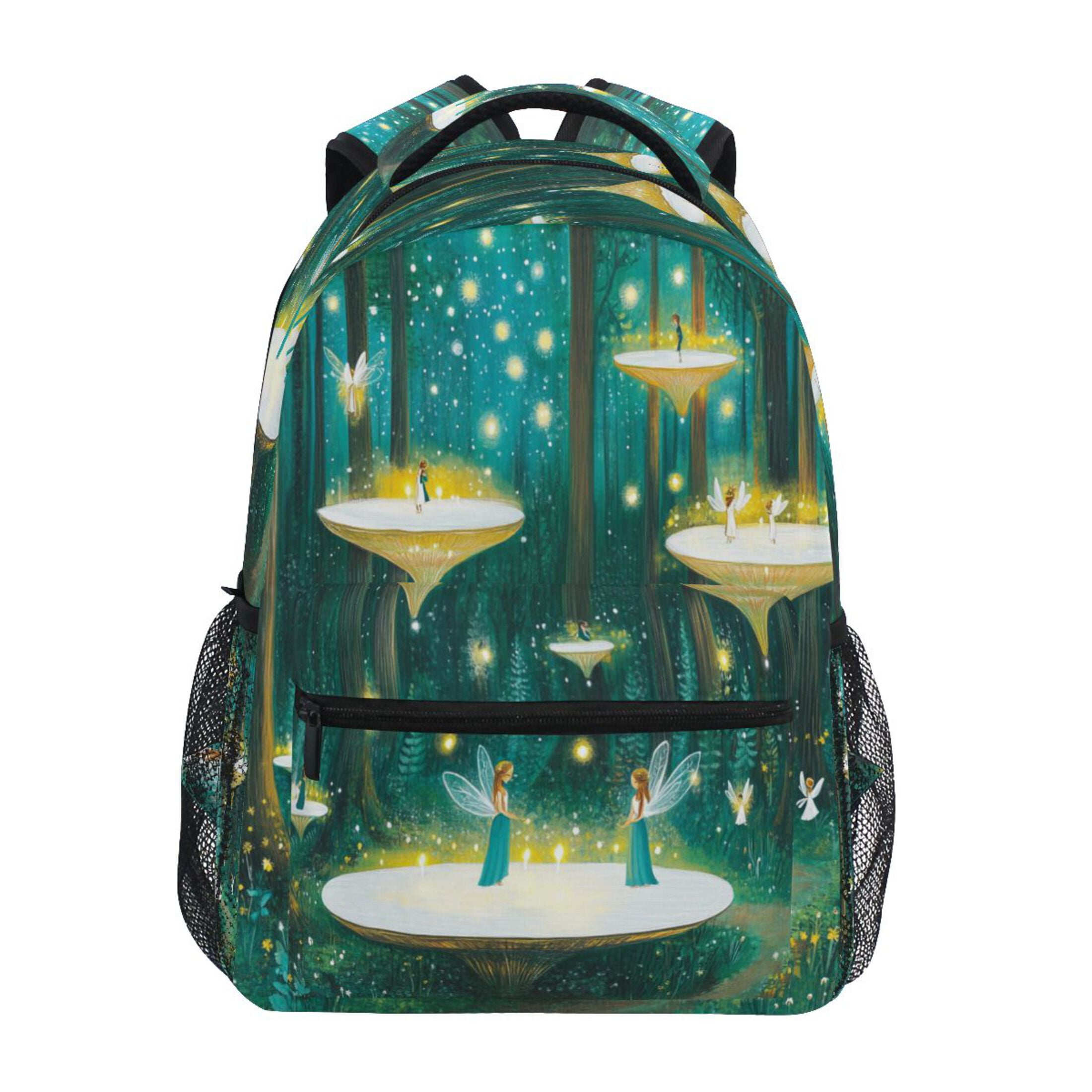 Elves in The Woods Stylish Large Backpack 15L Self-Standing Durable ...