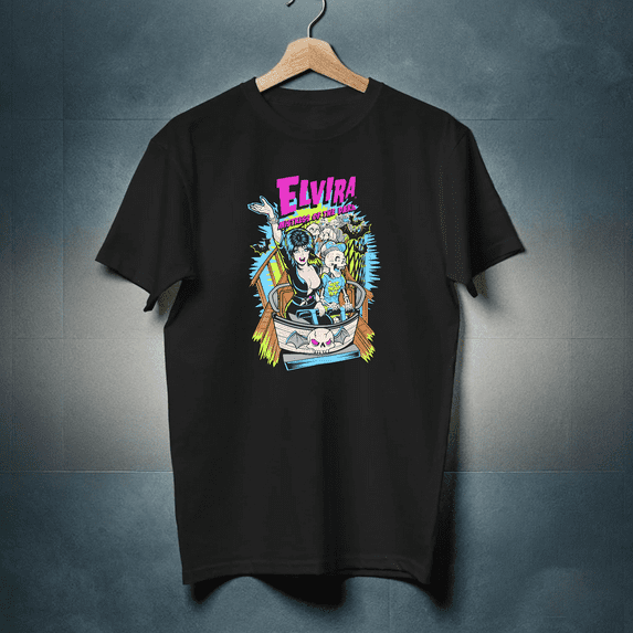 Elvira Ghostcoaster Mens T-shirt Up To 4XL - Walmart.com