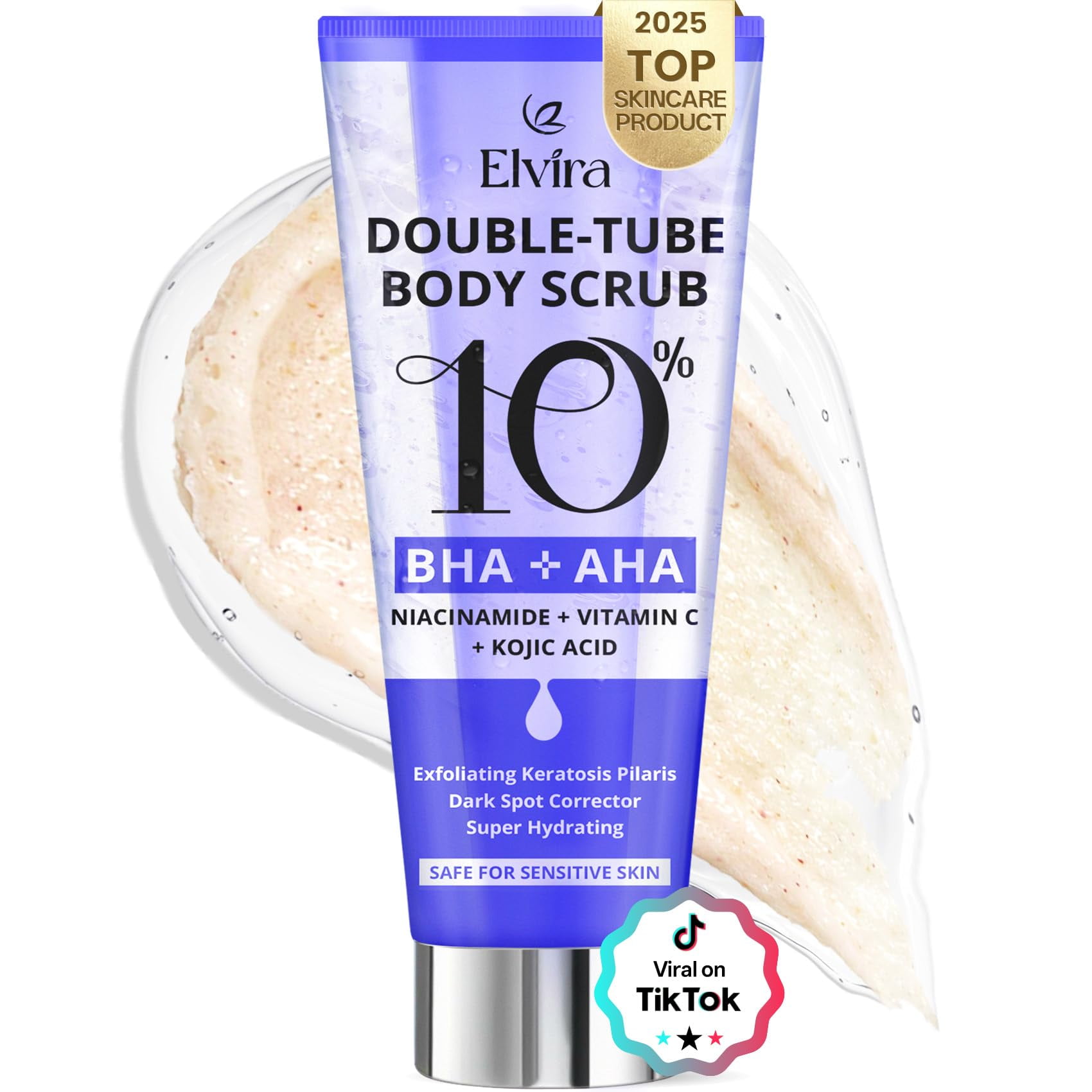 Elvira KP Bump Eraser BCA3 Foot & Body Scrub, Exfoliating Keratosis ...