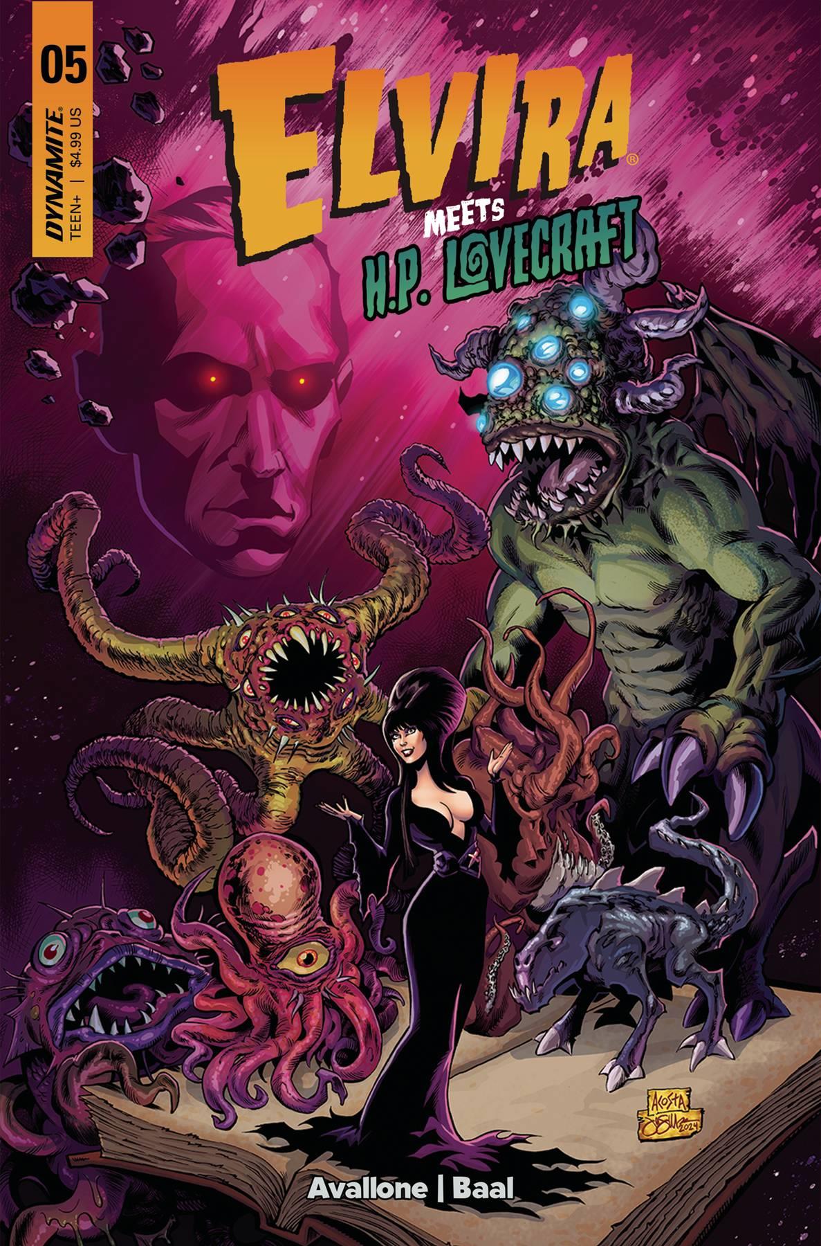 Elvira Meets Hp Lovecraft #5 Cvr A Acosta Dynamite Comic Book - Walmart.com