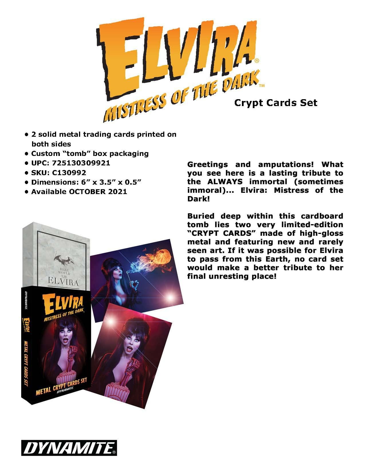 Elvira Metal Crypt Cards - Walmart.com