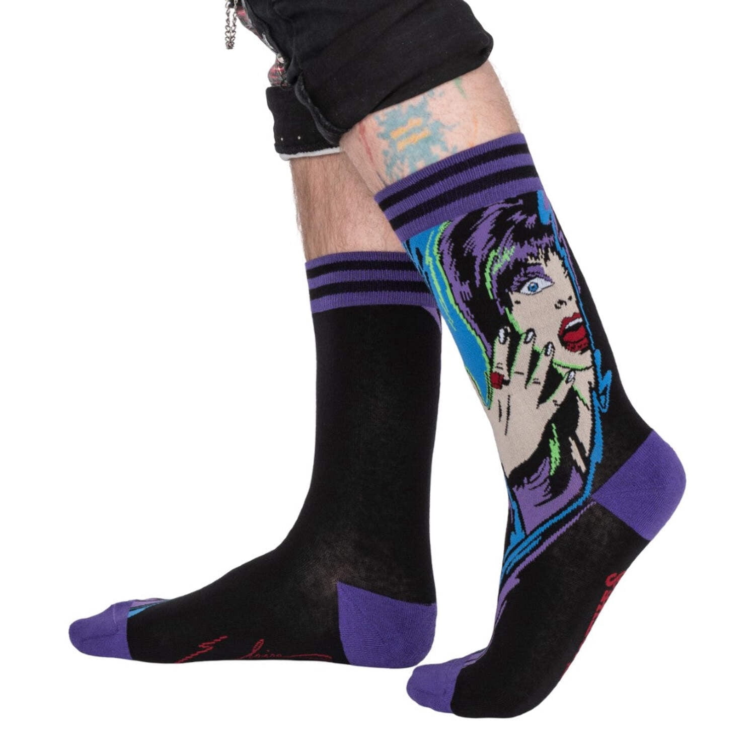 Elvira Unpleasant Dreemz Crew Socks - Walmart.com