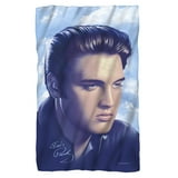 Elvis Presley - Big Portrait Throw Fleece Blanket 35 x 57in - Walmart.com