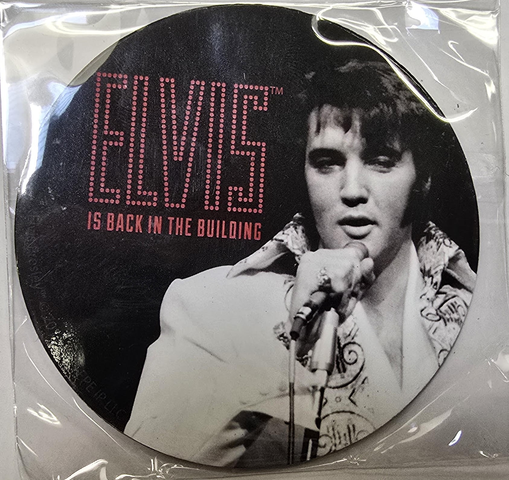 Elvis Is Back in the Building Magnet - Walmart.com