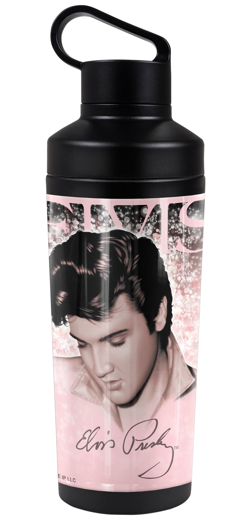Elvis Official Star Light 18 oz Insulated Water Bottle, Leak Resistant ...