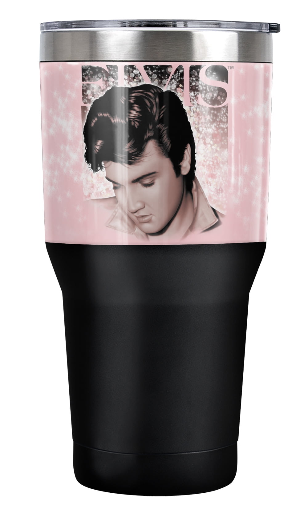 Elvis Official Star Light 30 oz Travel Tumbler, Stainless Steel, Vacuum ...