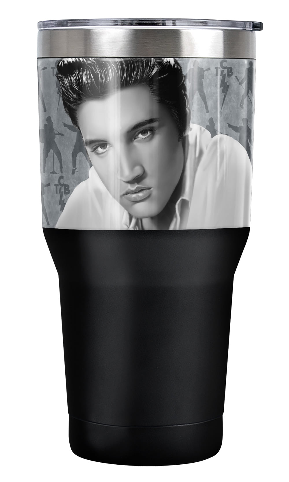 Elvis Official The Moves 30 oz Travel Tumbler, Stainless Steel, Vacuum ...