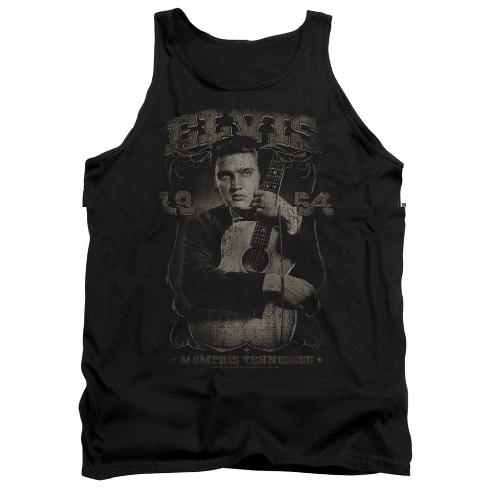 Elvis Presley 1954 Tank Top T-Shirt Black - Walmart.com