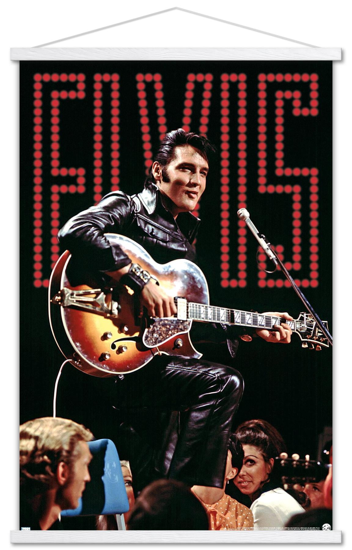 Elvis Presley - 68 Concert Wall Poster with Magnetic Frame, 22.375" x ...