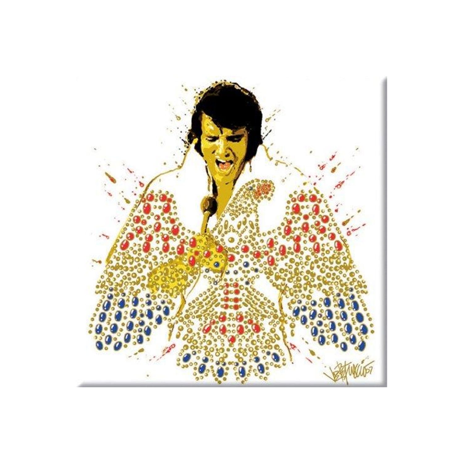 Elvis Presley American Eagle Fridge Magnet - Walmart.com