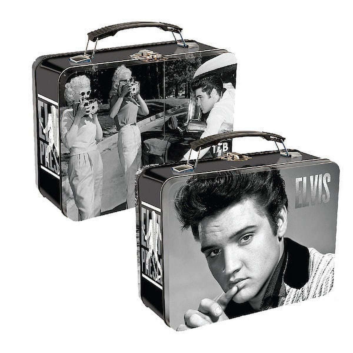 Elvis Presley Collectible 2017 Vandor Large Tin Tote 50s Elvis Photo ...