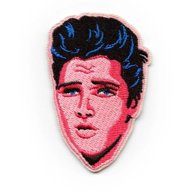 Elvis Presley Face Portrait Patch Legend Rock King Embroidered Iron on ...