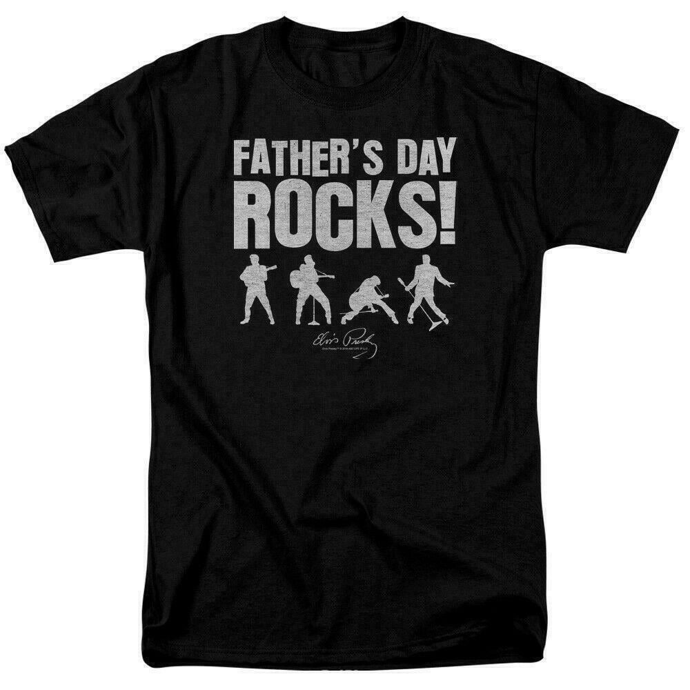 Elvis Presley Father's Day Rocks T Shirt Licensed Rock N Roll Band ...
