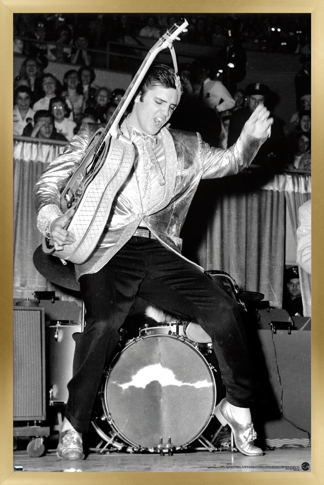 Elvis Presley - Hips Wall Poster, 14.725" x 22.375" Framed - Walmart.com