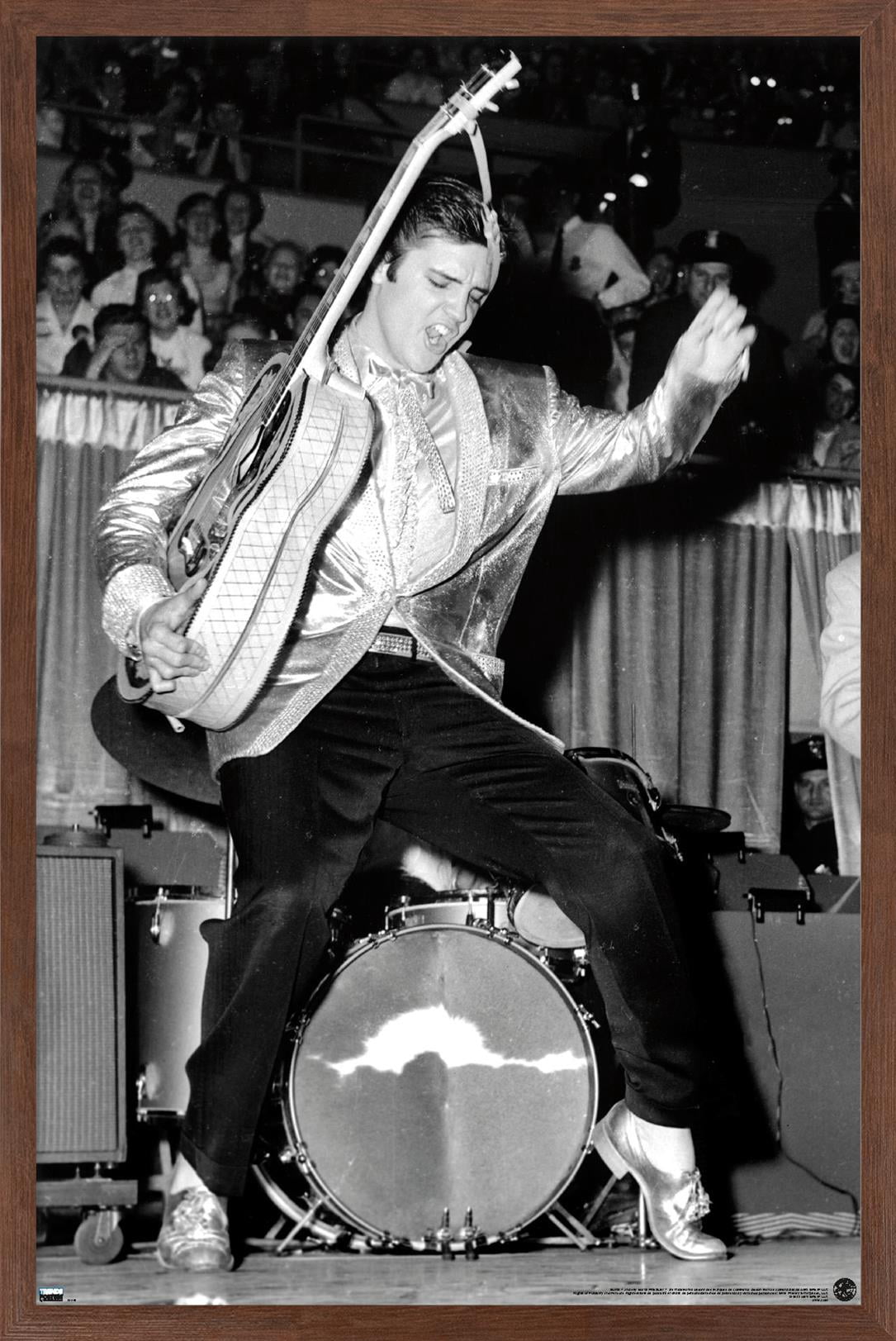 Elvis Presley - Hips Wall Poster, 14.725" x 22.375" Framed - Walmart.com