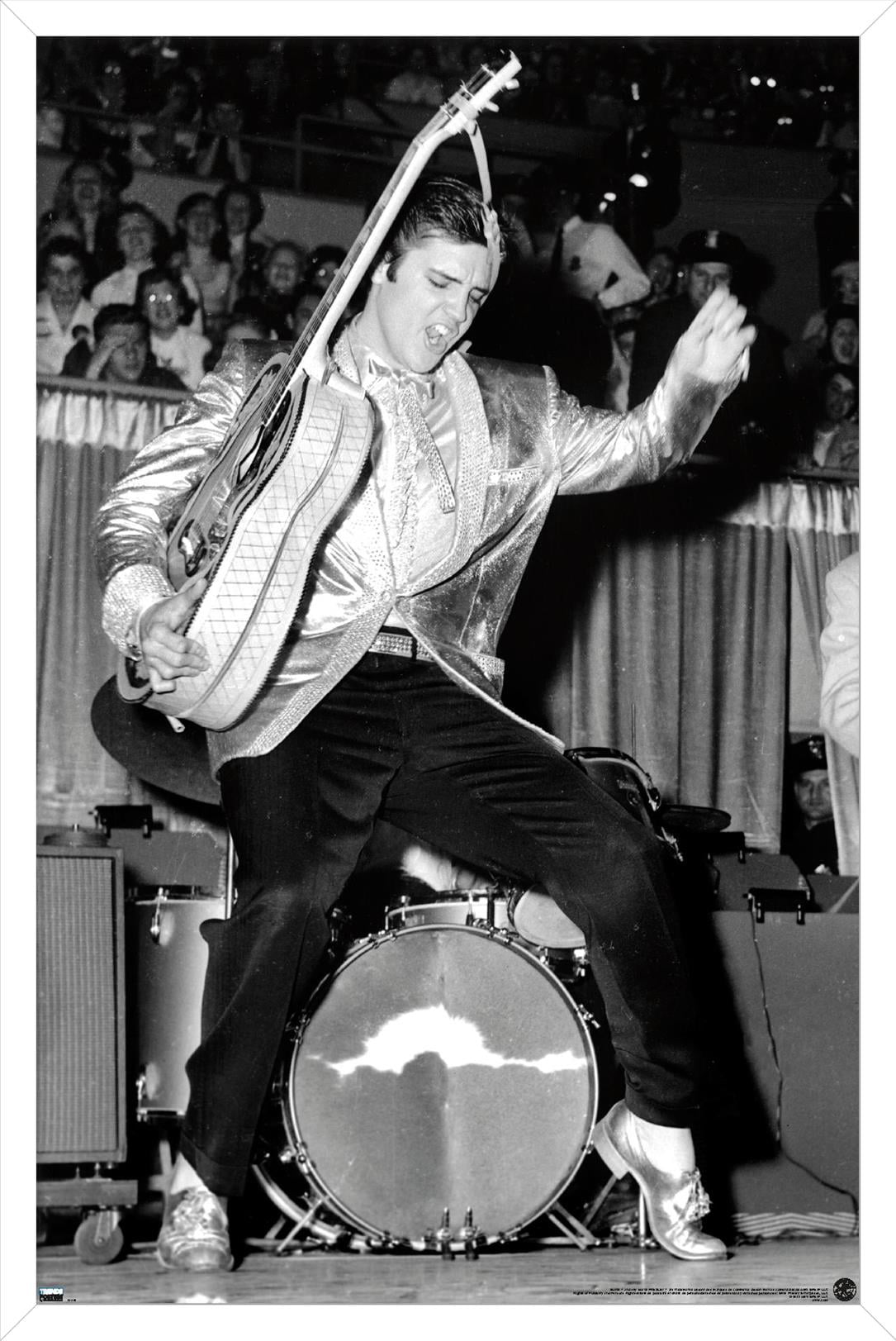 Elvis Presley - Hips Wall Poster, 14.725" x 22.375" Framed - Walmart.com