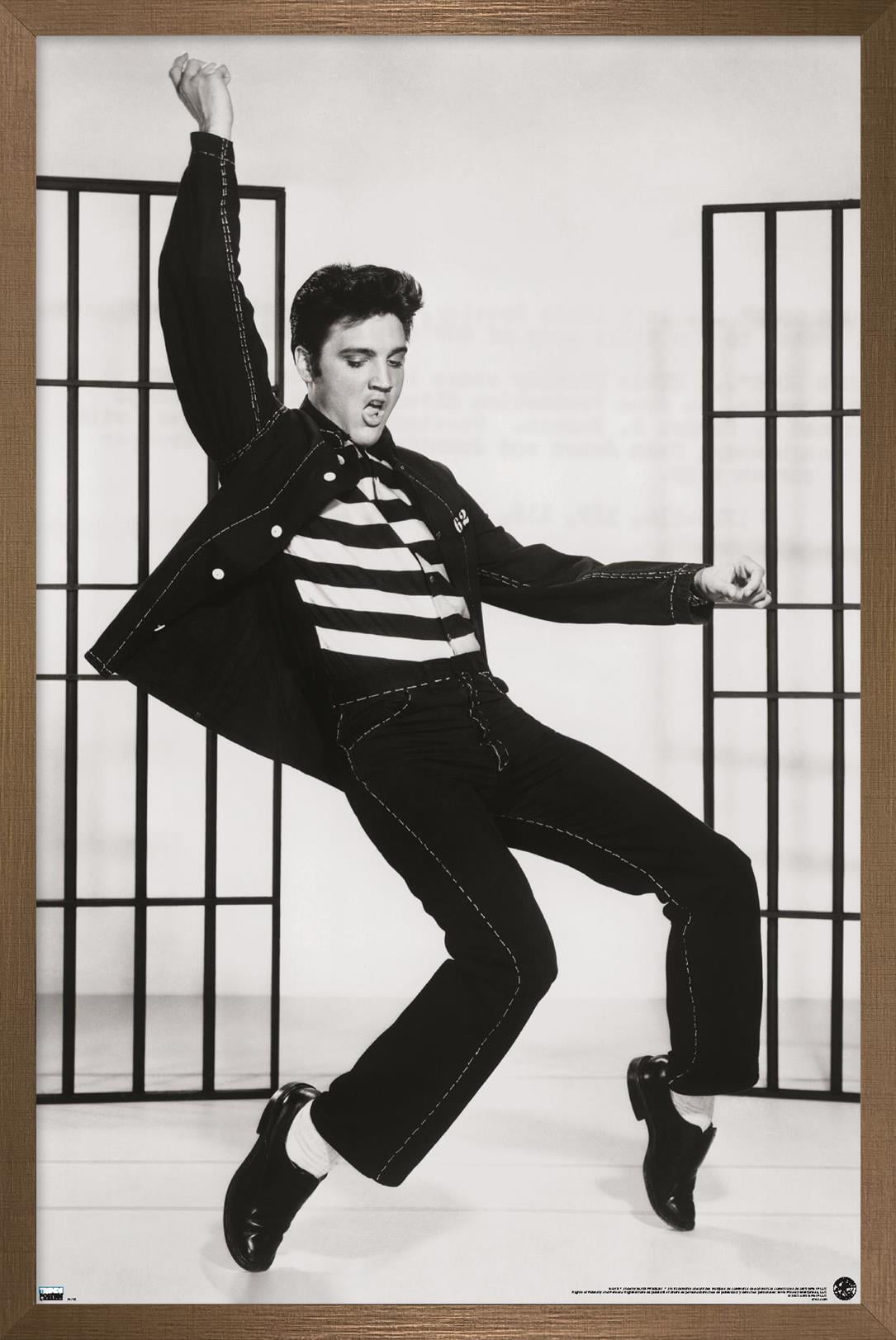 Elvis Presley - Jailhouse Rock Pose Wall Poster, 14.725" x 22.375 ...