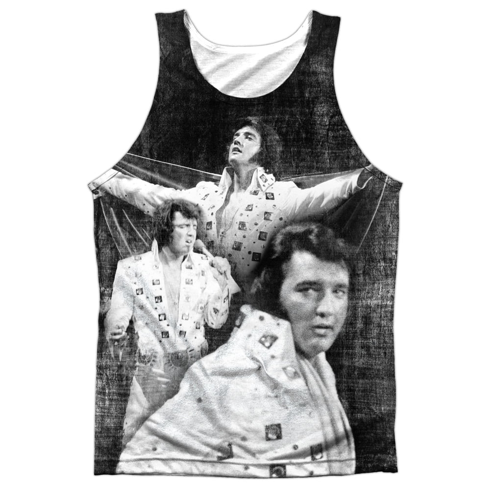 Elvis Presley King Of Rock Icon Legendary Performance Front Print Tank ...