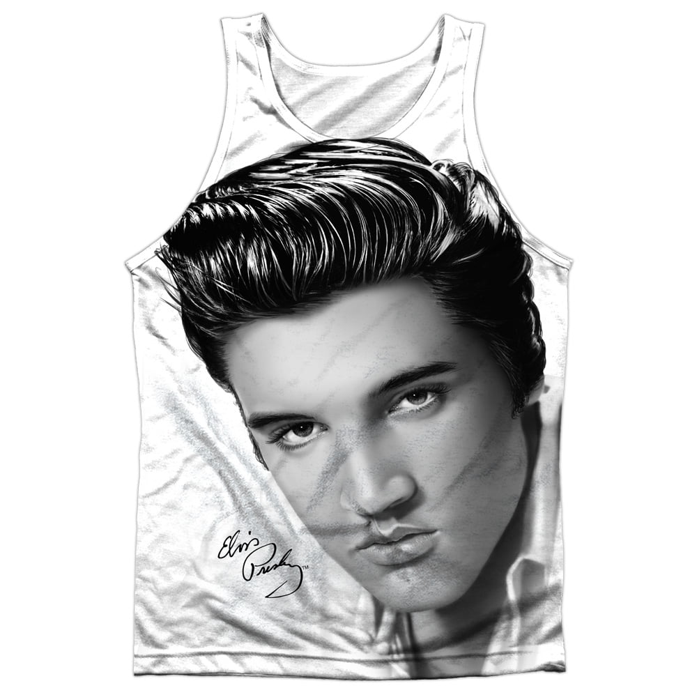 Elvis Presley King of Rock 1950's Icon Barbie King Front Print Tank Top ...