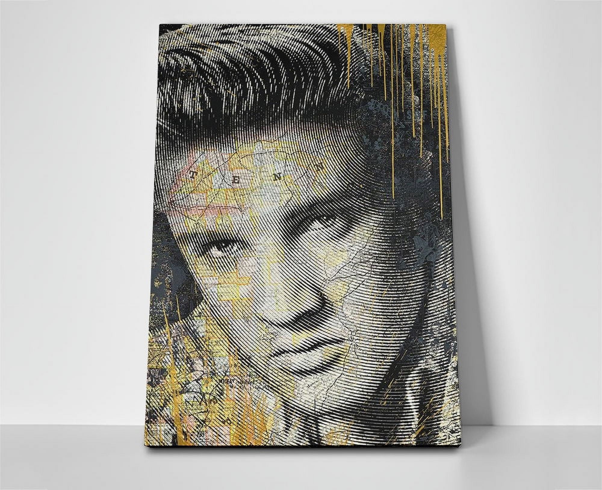 Elvis Presley Map Poster or Wrapped Canvas - Walmart.com