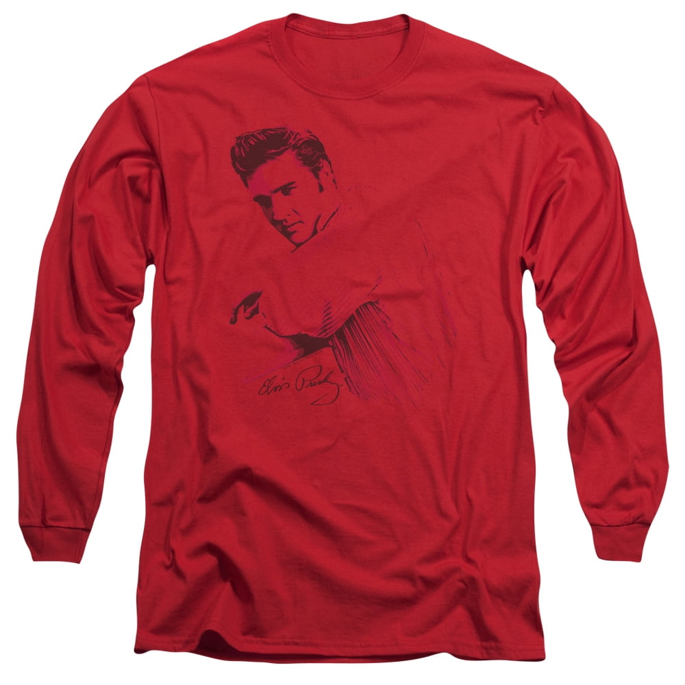 Elvis Presley On The Range-Long Sleeve Adult 18/1 - Walmart.com