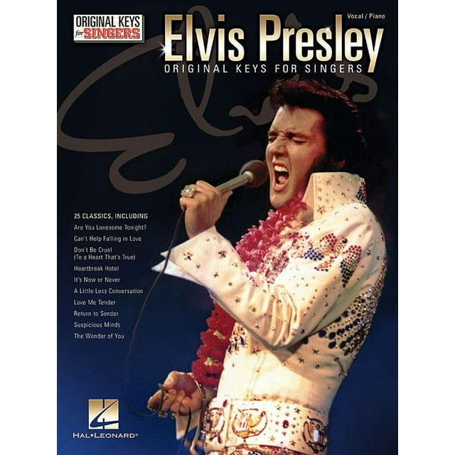 Elvis Presley - Original Keys for Singers (Paperback) - Walmart.com