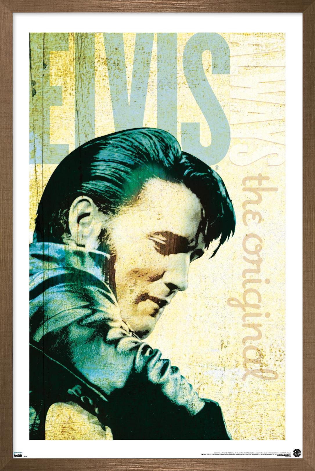 Elvis Presley - Original Wall Poster, 14.725" x 22.375" Framed ...