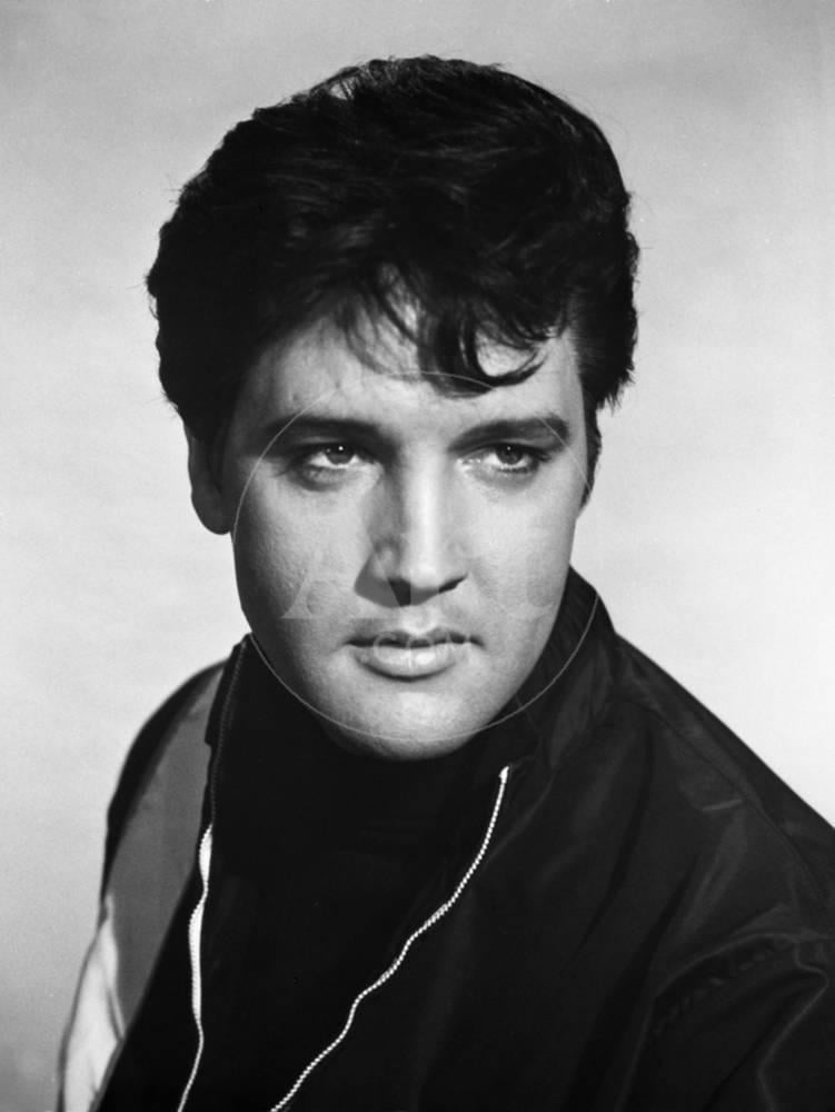 Elvis Presley Portrait in Classic, Unframed Photo Wall Art by Movie ...