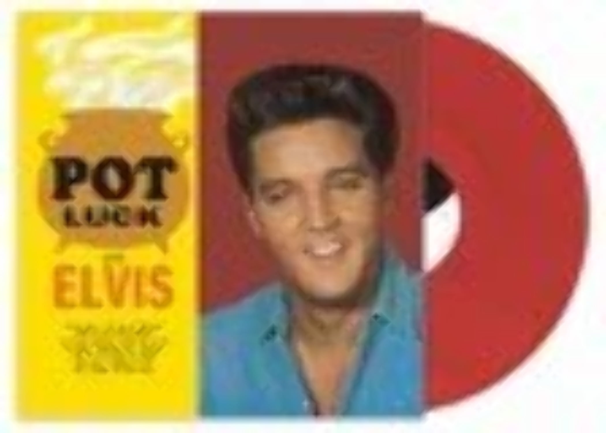 Elvis Presley Pot Luck - Limited Red Vinyl Records & LPs - Walmart.com