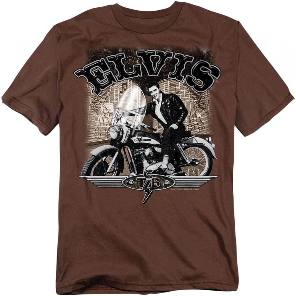 Elvis Presley T-Shirt Tcb Cycle Unisex Graphic Tee For Men & Women ...