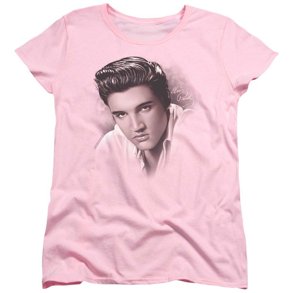 Elvis Presley Women's T Shirt, Pink, Medium, Officially Licensed ...